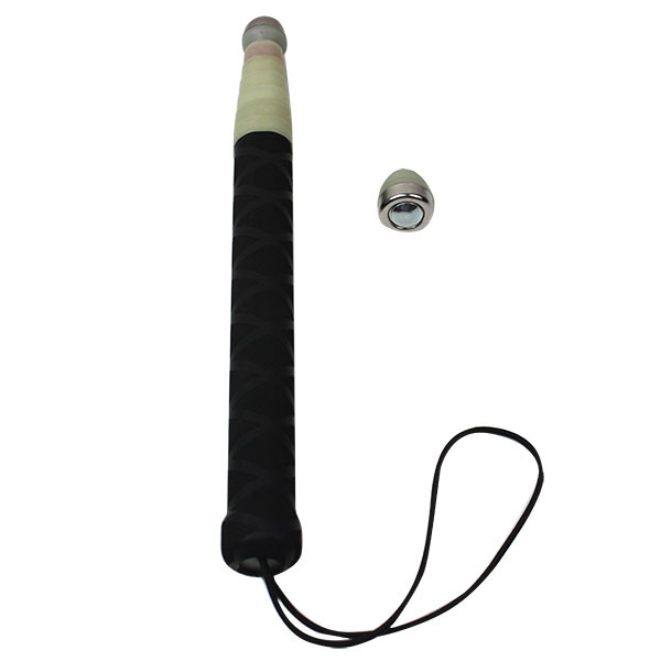 Retractable titanium emergency and signaling cane for the blind