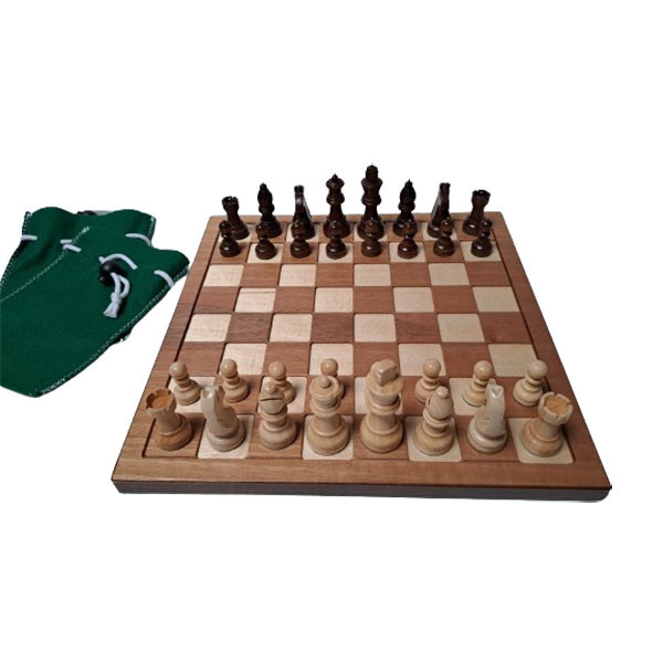 Deluxe Tactile and Magnetic Chess Set for the Blind or Visually Impaired