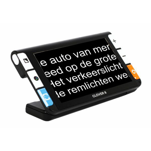 Pocket electronic magnifier with handle Clover6 for visually impaired ...