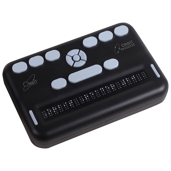Orbit Reader 20 or 40-cell braille display for the blind