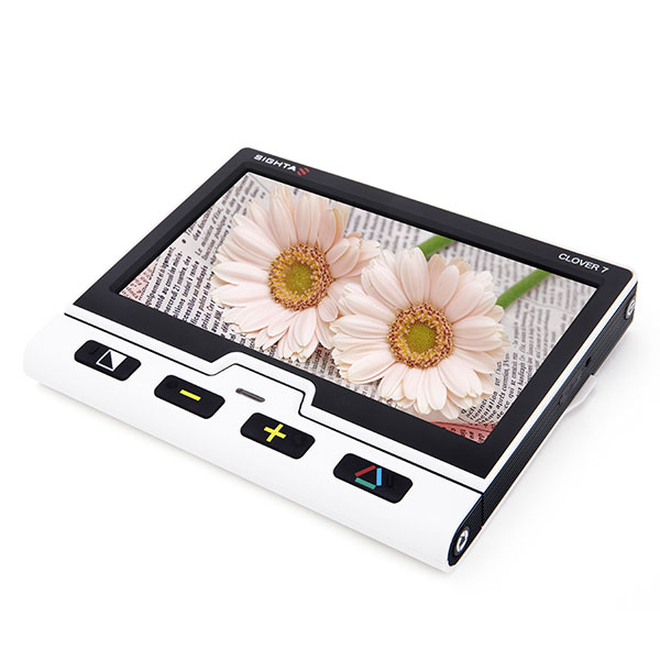 Portable electronic magnifier Clover 7S for visually impaired and AMD