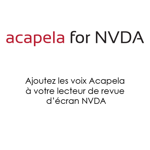 Add Acapela Text-to-Speech Voices to your NVDA Screen Reader