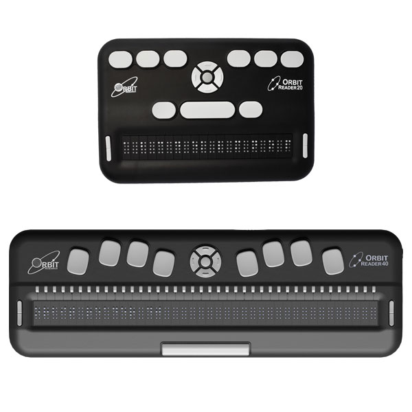 Orbit Reader 20 or 40-cell braille display for the blind