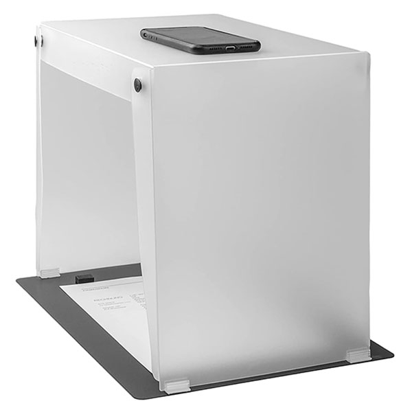 OCR scanning stand for smartphone ScanBox Vision+ accessible to the blind